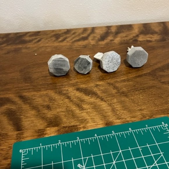 Accents | 4 Pc Stone Drawer Pulls Knobs Bin Y | Poshmark